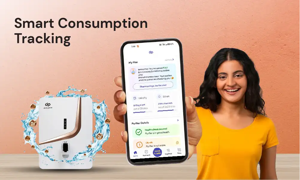 Water Purifier: Get India’s Smartest Water Purifier on Rent - DrinkPrime