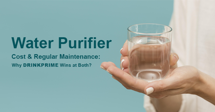 Water Purifier Cost and Regular Maintenance: Why DrinkPrime Wins at Both