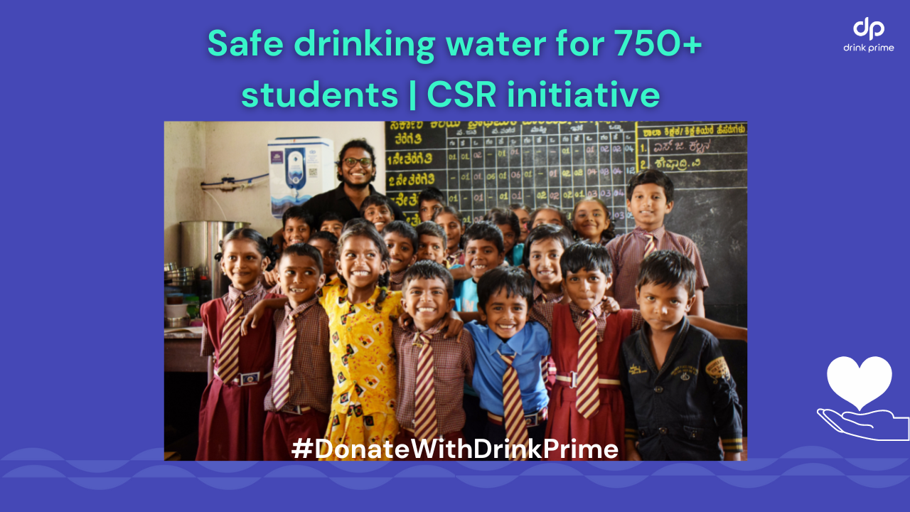#DonateWithDrinkPrime - Safe Drinking Water for All - drinkprime.in