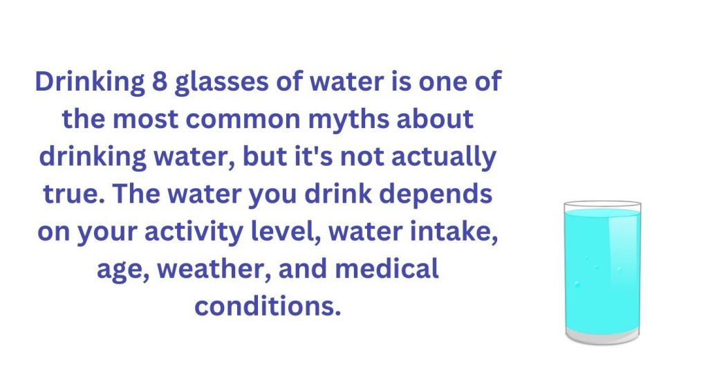 10 Fact and Myths about Drinking Water